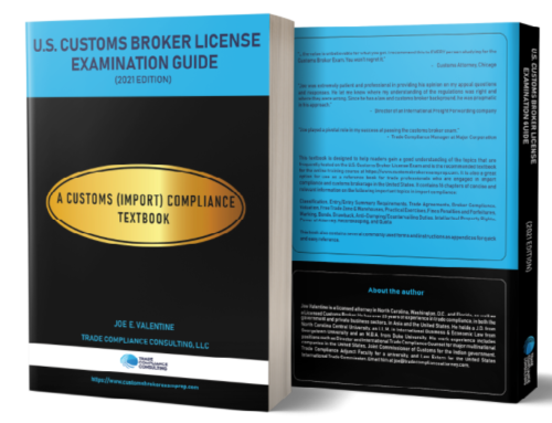 Textbook - Customs Broker Exam Guide